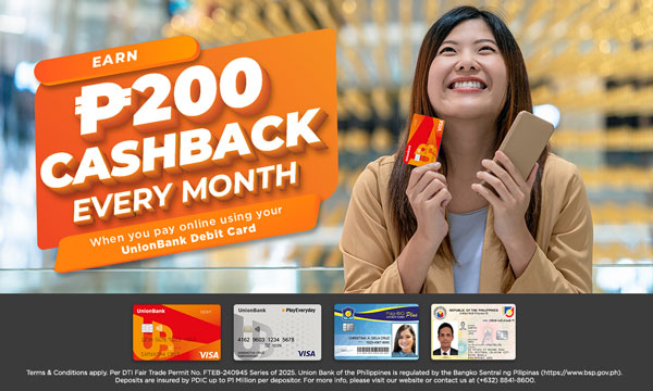 Debit Card - Discounts and Promos | UnionBank