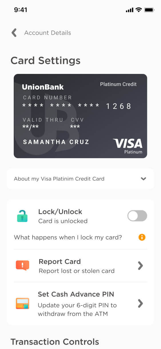 I’ve lost my card | UnionBank
