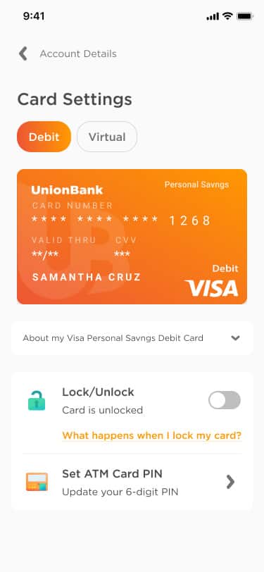 Green PIN (Set or Reset PIN Guide) | UnionBank