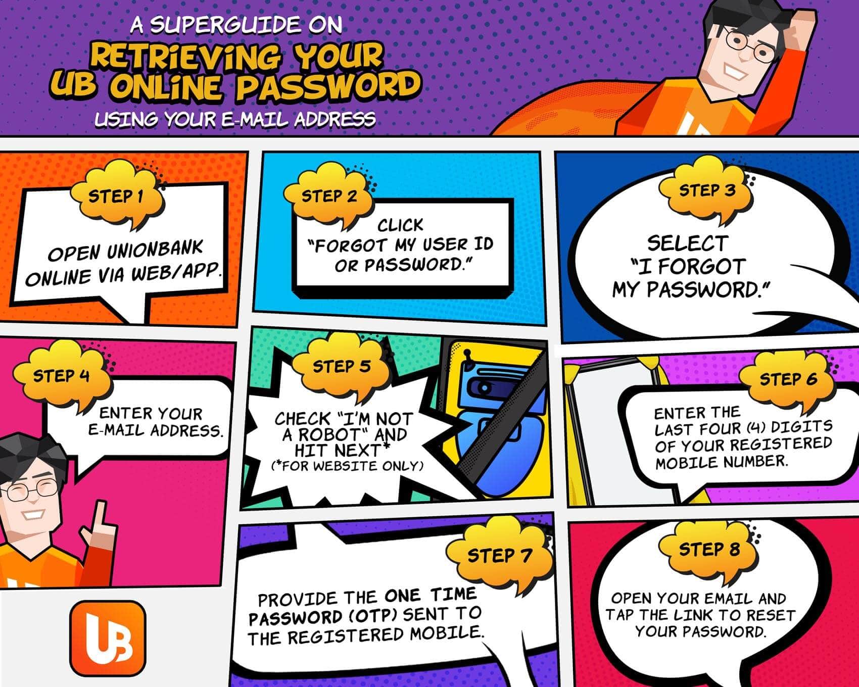 I forgot my password | UnionBank