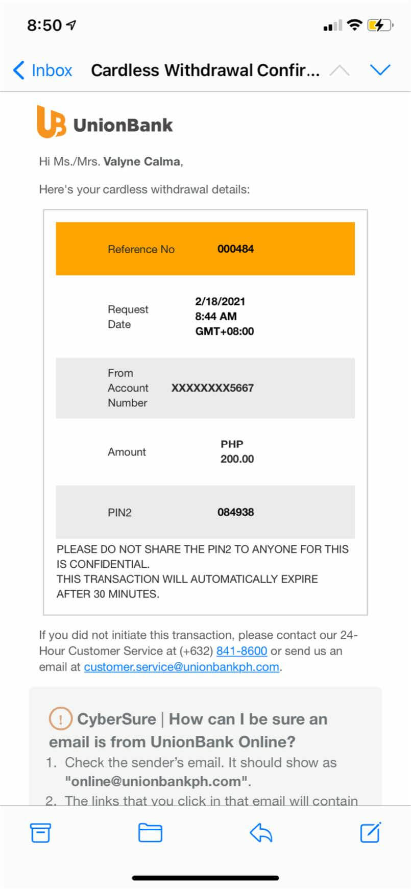 UnionBank Online Cardless Withdrawal UnionBank UnionBank Online Cardless Withdrawal UnionBank